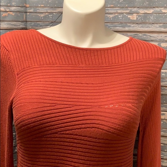 Metaphor | Sweaters | Metaphor Rust Colored Sweater With Pinhole Detail ...